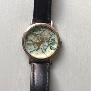Urban Outfitters | Accessories | World Map Watch | Poshmark